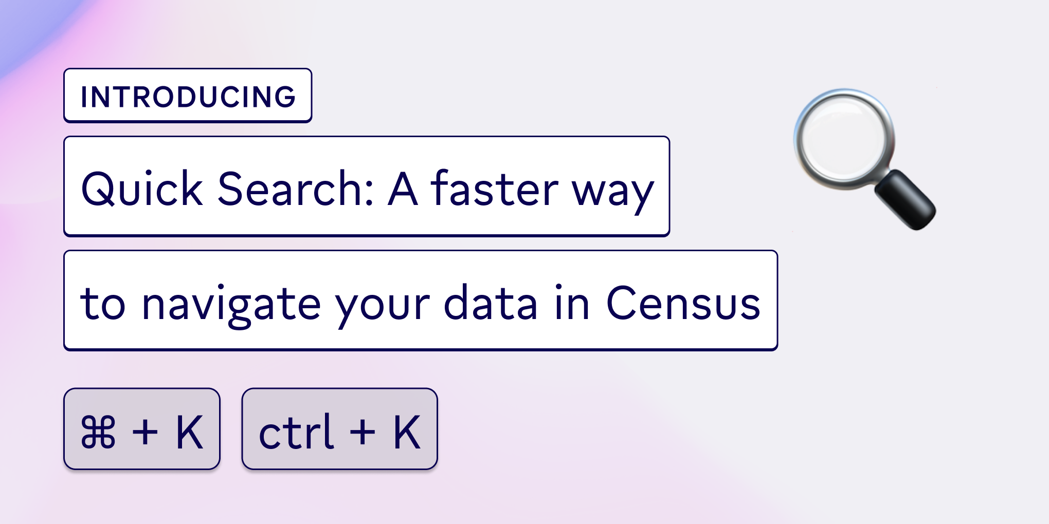 Quick Search: A faster way to navigate your data | Census